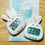 HomeCozy Alarm Timer Large Screen Precise Timing Cartoon Rabbit Kitchen ...