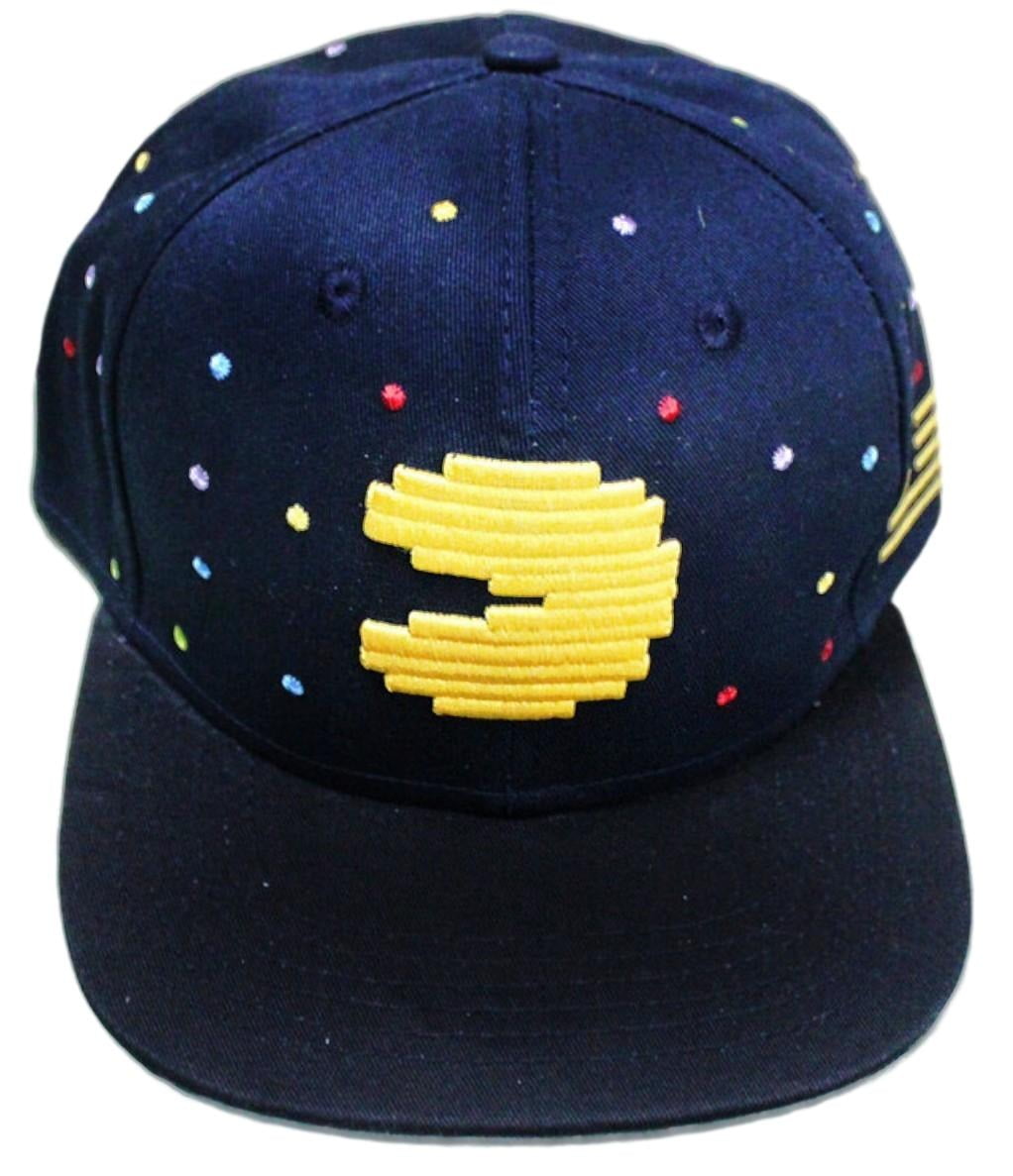 Pac-Man Logo Snapback Baseball Cap Hat - Walmart.com