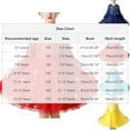 Cowsor Girls' Stage-Ready Princess Skirt - Performance Flower Gauze ...