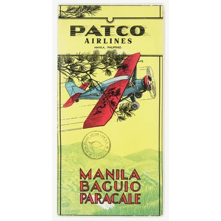 Cover Design, Patco Airlines Timetable Print By ®The Royal Aeronautical ...