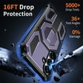 Decase Magnetic Case for Samsung Galaxy S25+,Rugged Cover with Vertical ...