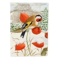 Carolines Treasures ASA2070GF European Robin Flag Garden Size Small ...
