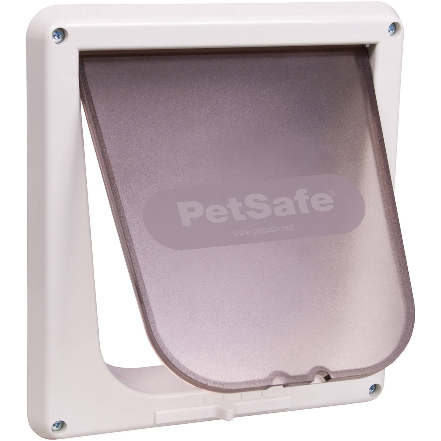 Pet Safe P1-4W-11 5-1/2" x 6-1/8" Gray Cat Door with 4-Way Lock ...