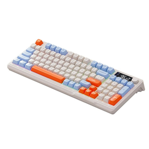 BT5.0/2.4G Dual Mode RGB Backlit Keyboard 94 Keys Compact Keyboard ...
