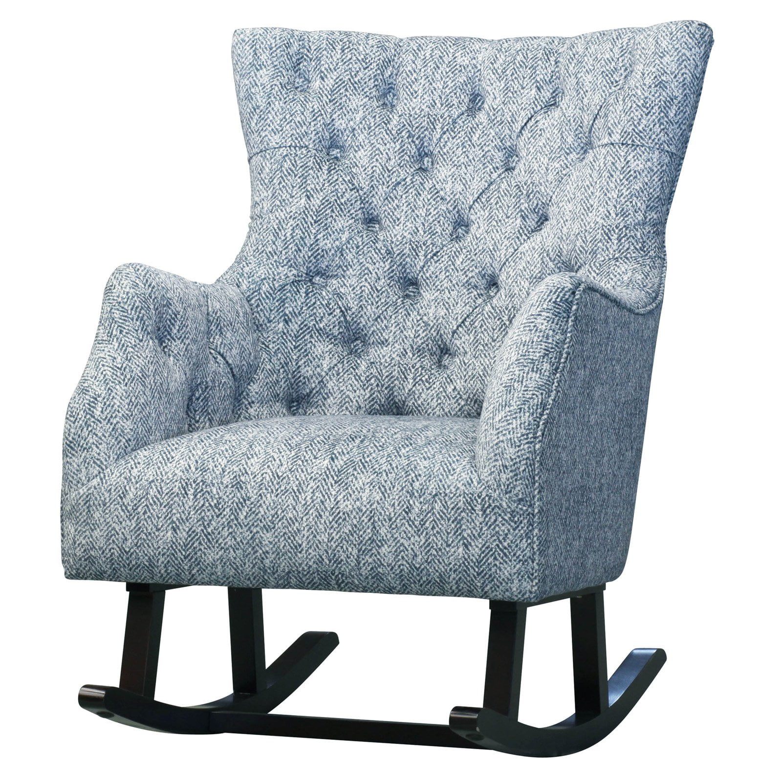 Abigail Fabric Tufted Rocking Chair - Walmart.com