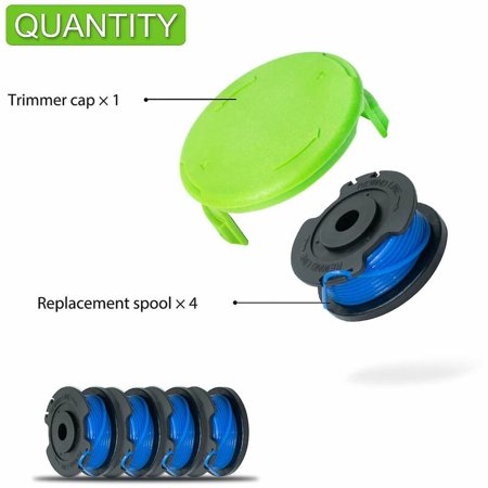 Bobine de débroussailleuse pour Greenworks 20v 24v 40v 80v (4 bobines, 1 capuchon) | Walmart Canada