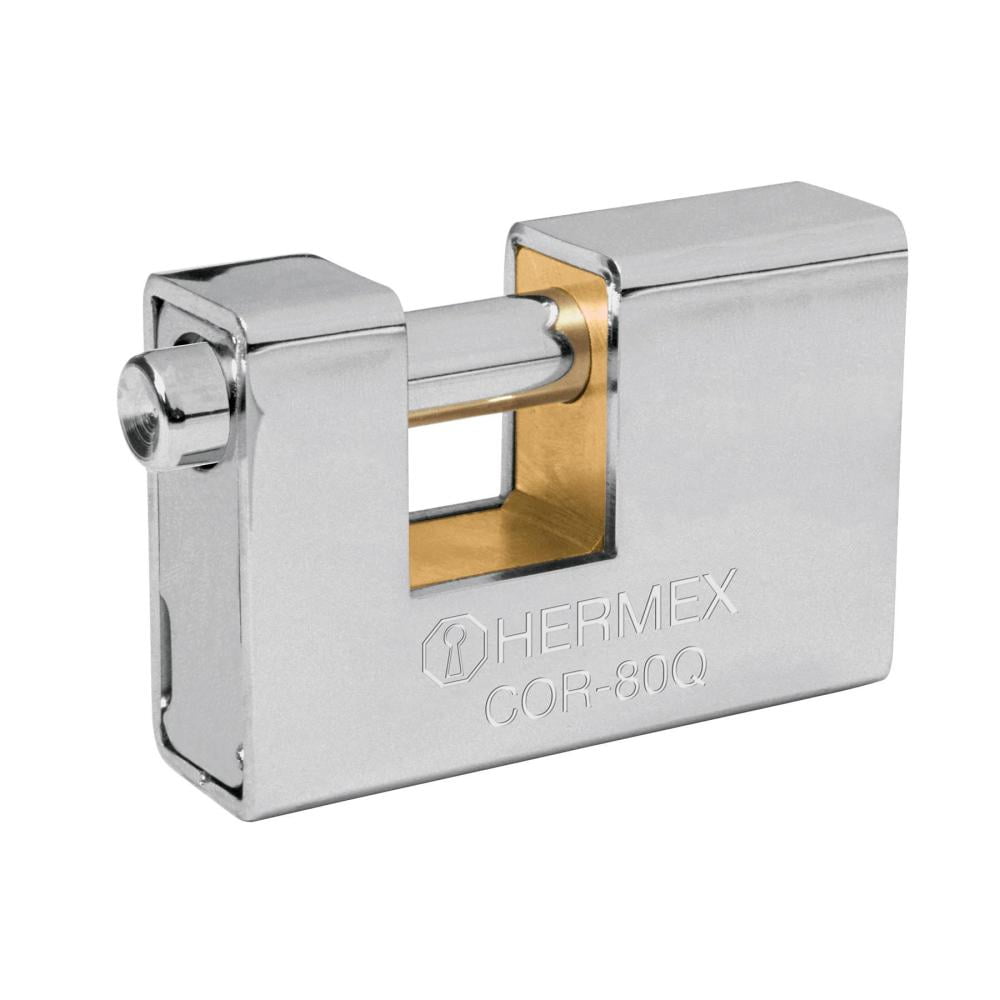 CANDADO ANTIPALANCA 80 mm HERMEX 43352 COR-80Q | Bodega Aurrera en línea
