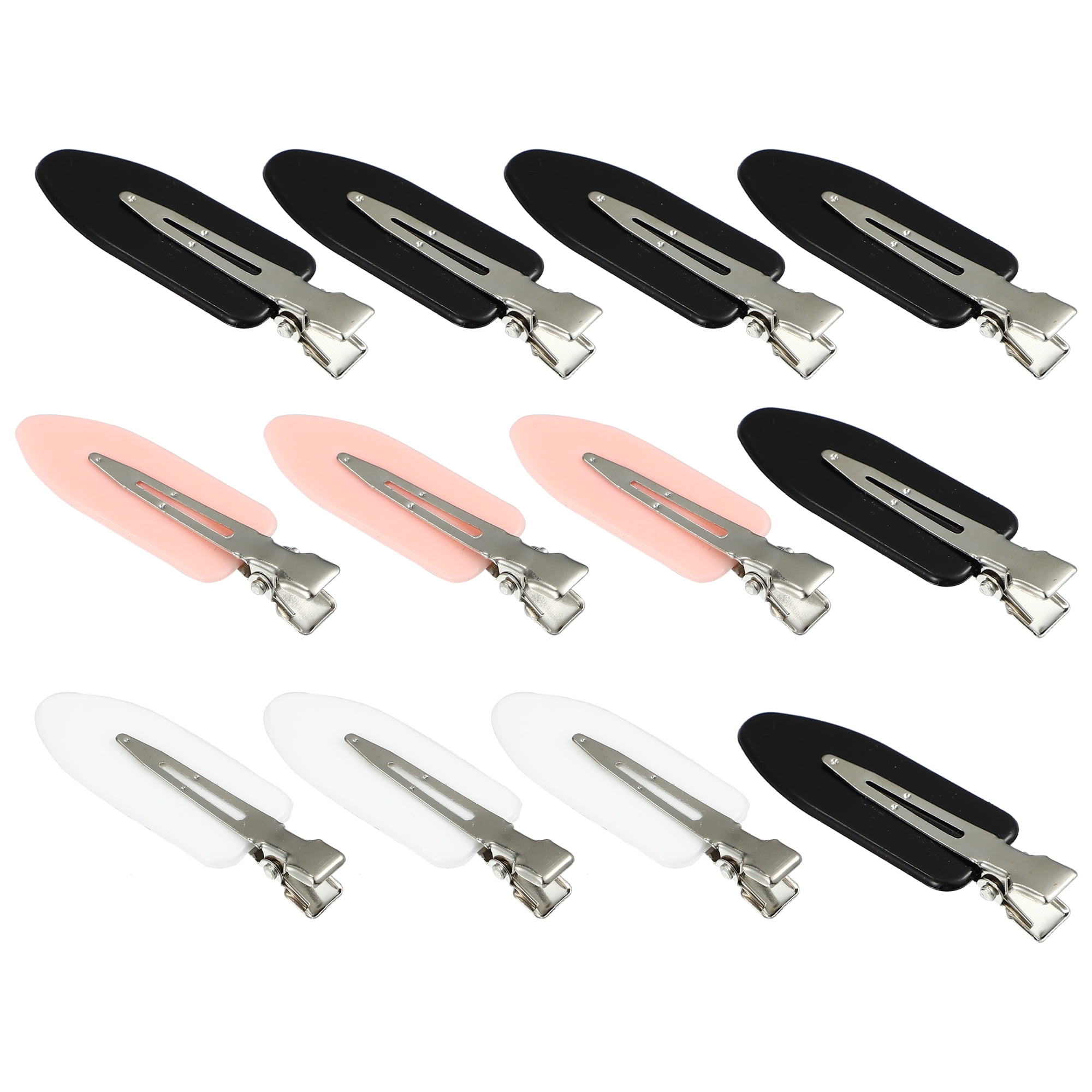 Buy Unique Bargains 12 Pieces No Bend Hair Clips No Crease Hair Clips ...