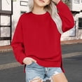 CAUYDY Girls Crewneck Sweatshirt, Long Sleeve Fashion Shirts Tops Drop ...