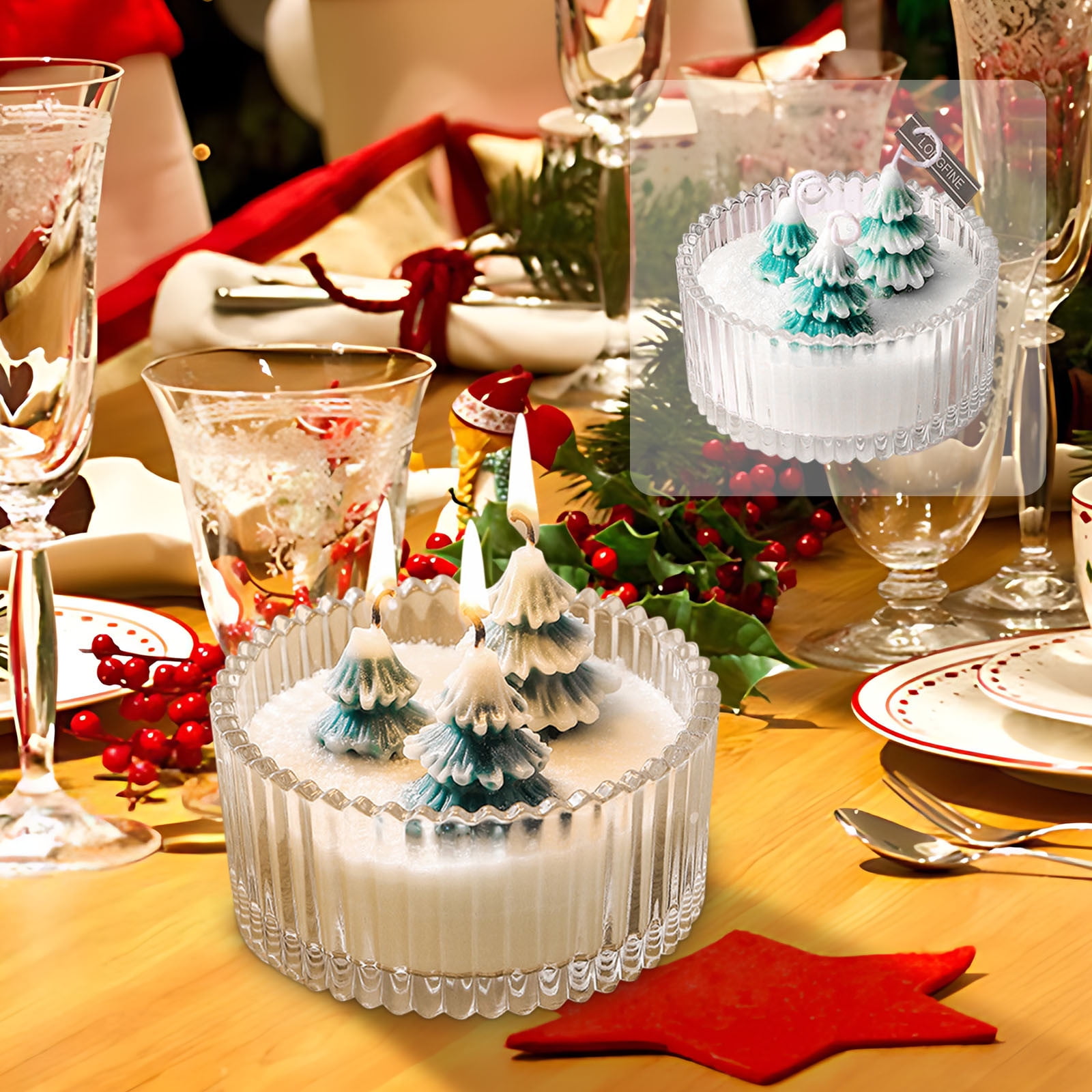 Click here for Icqovd Szxzygs Clearance Christmas Tree Candle Chr... prices