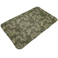 Bathroom Rugs Non Slip Washable - Modern Snake Print Green Kitchen Mats ...