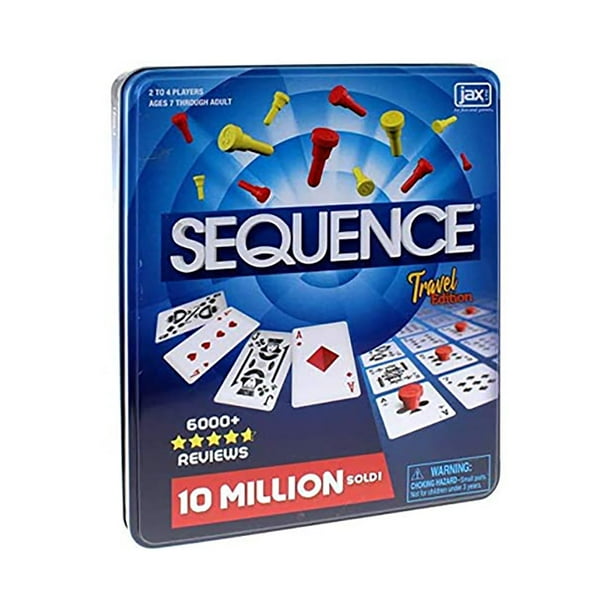 Sequence Travel Tin - The Exciting Strategy Game in A Compact Tin by ...