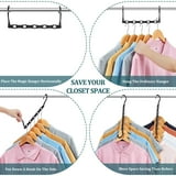 6 Pack-Closet-Organizers-and-Storage, Magic-Hangers-Space-Saving-for ...