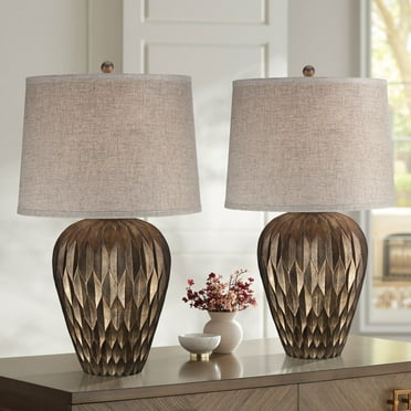 360 Lighting Waylon 28" Tall Modern Luxe End Table Lamps Set of 2 ...