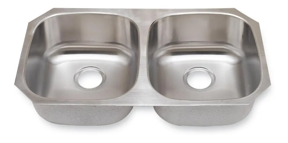 Tarja De 2 Tinas GF2TS Para Submontar De Acero Inoxidable Gilfer Gilfer De submontar, fácil ...