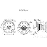 JVC CS-DR621 6.5 Inch 300 Watt 2 Way Automobile Stereo Car Audio Speakers, Black Edition, Sold ...