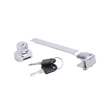 Rack Lock Zinc Alloy Window Glass Sliding Locks Anti-theft Retractable ...