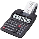 Casio HR-100TM Two-Color Portable Printing Calculator, Black/Red Print ...