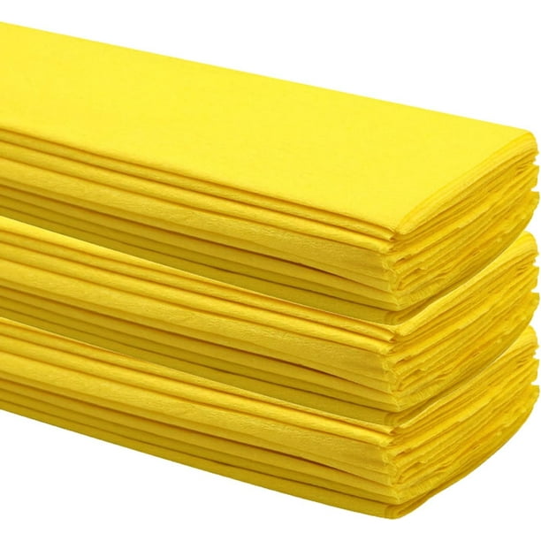 Crepe Paper Folds (30 Sheets) - 20 Inches Wide by 3.2 Feet Long ...