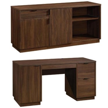 Home Square 2-Piece Furniture Set with 4 Shelf Bookcase & Lift Top ...