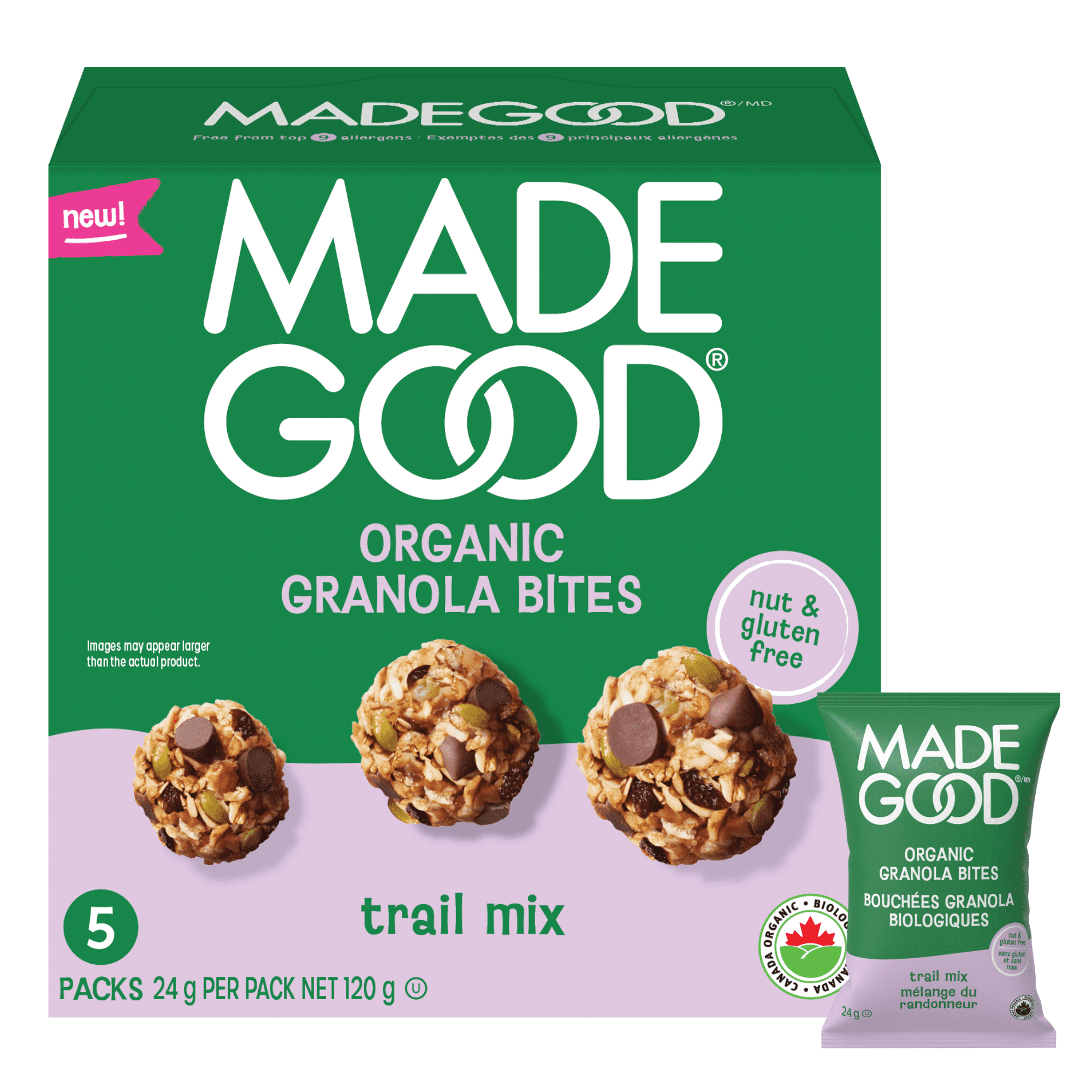 Click here for Madegood Organic Granola Bites Trail Mix 5 X 24g 1... prices