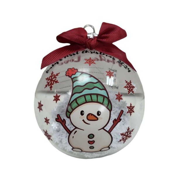 Baby's First Christmas Clear Glass Ball Collectible Ornament, 4 in, by ...