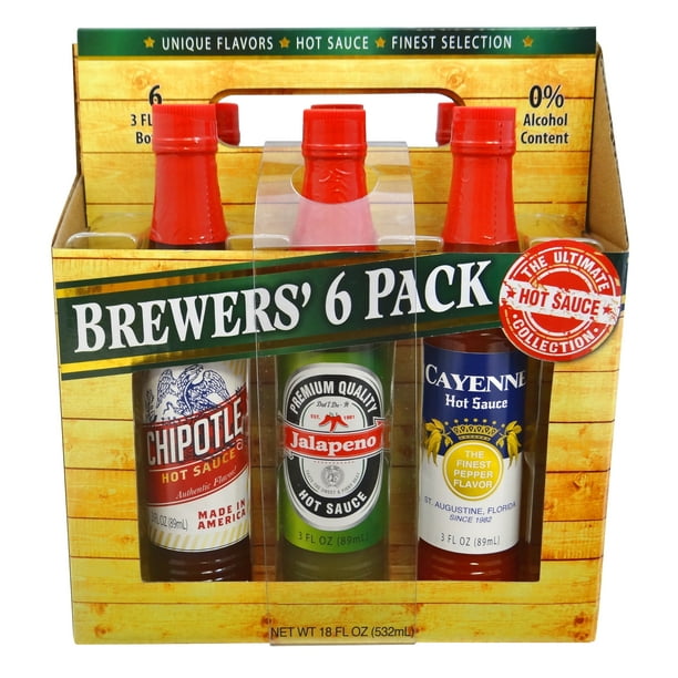 Dat'l Do-It Brewers 6pk Hot Sauce Set, 18 fl oz - Walmart.com