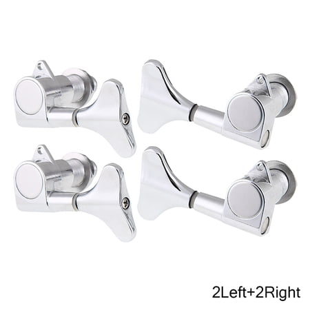Electric Bass Tuning Pegs Tuners Machine Heads Knobs Set for Acoustic ...