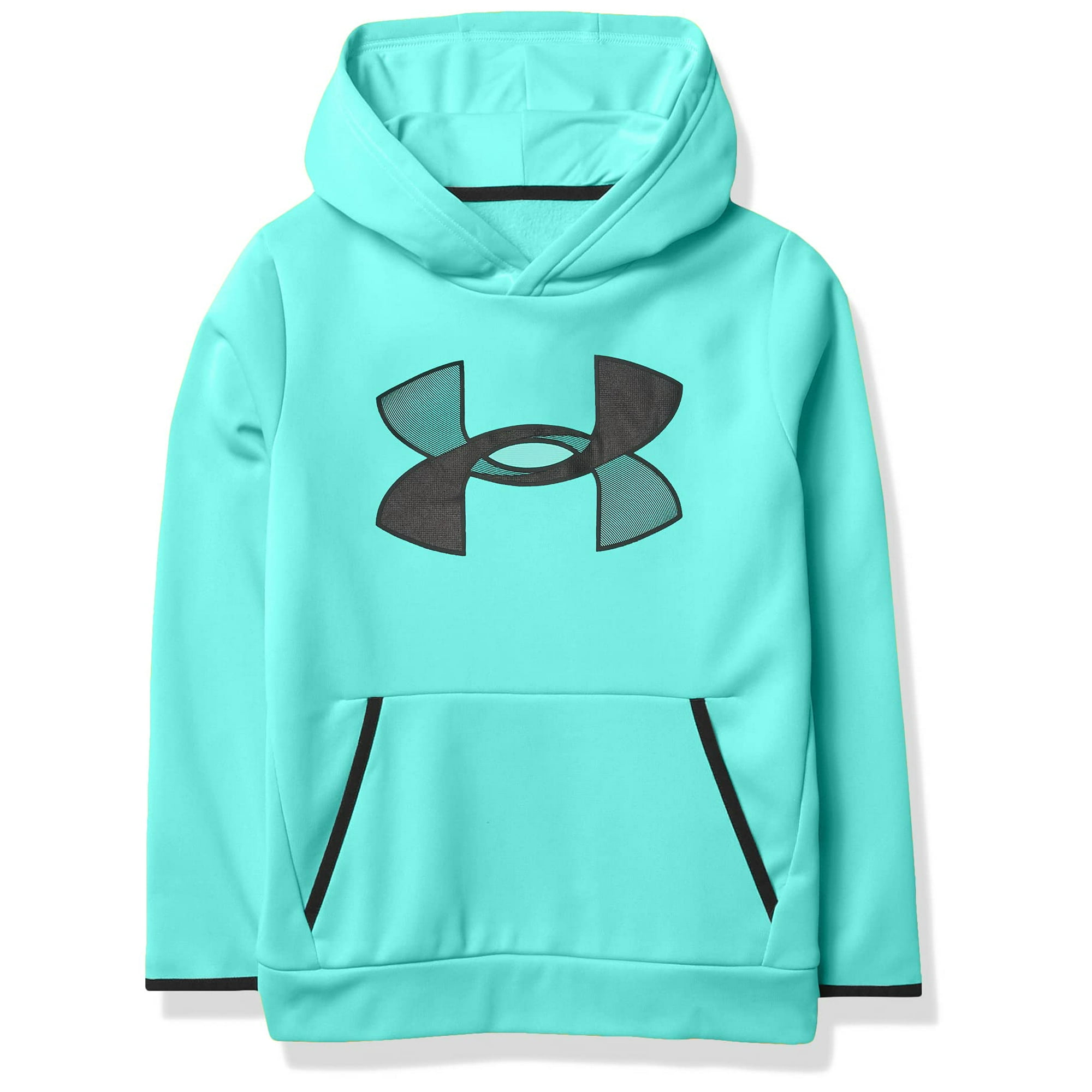 Under armour hoodie kids green store