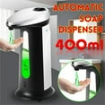 Automatic Soap Dispenser Touchless 400ml ABS Electroplating Smart Hands ...