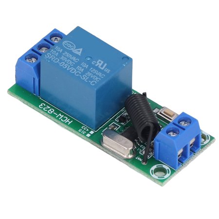 Remote Control Relay Board, 1 Way Self Locking 5V Wireless Relay Module ...