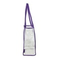 Eastsport Clear All-Purpose Security Tote, Purple - Walmart.com