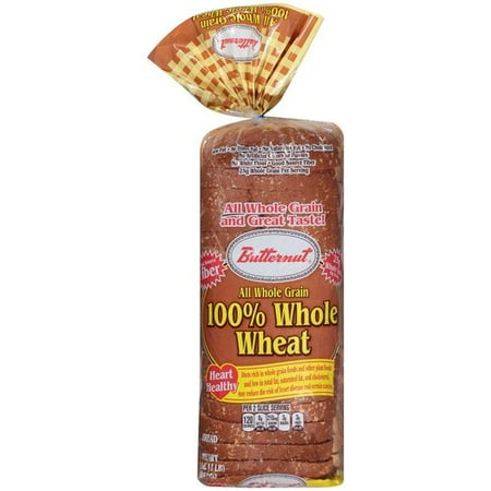 Butternut 100% Whole Wheat Bread, 16 oz - Walmart.com