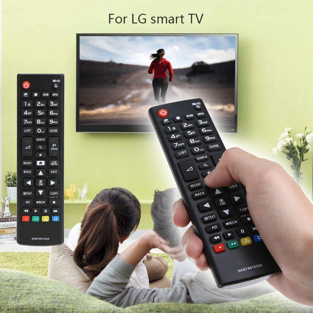 Smart Wireless Remote Control Television TV Black Reemplazo para LED ...