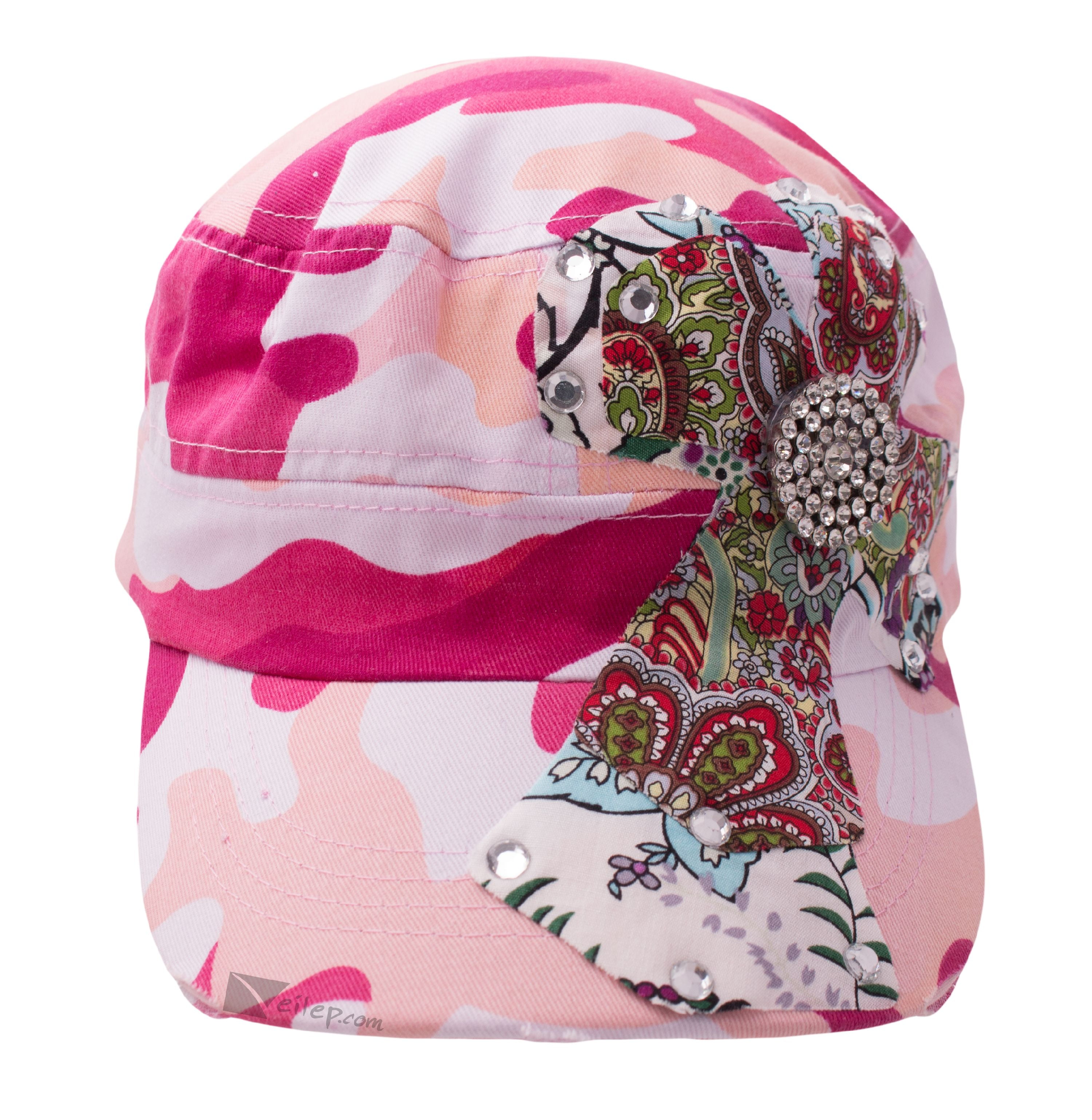 Kallina Women's Cross Sigil Military Style Cadet Hat, One-Size 7 ...