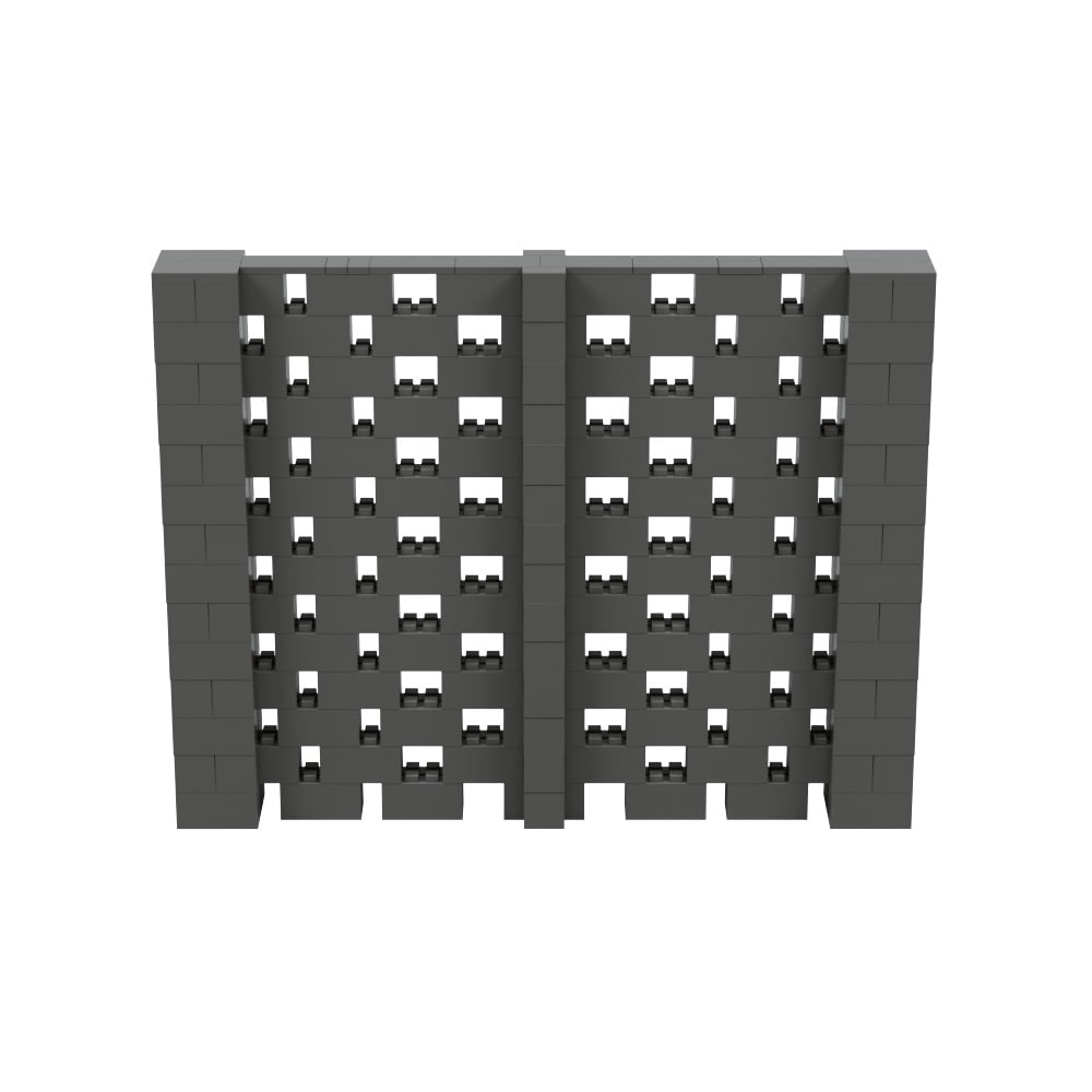 EverBlock 9’ x 7’ Open Stagger Wall Kit | Modular Building Blocks ...