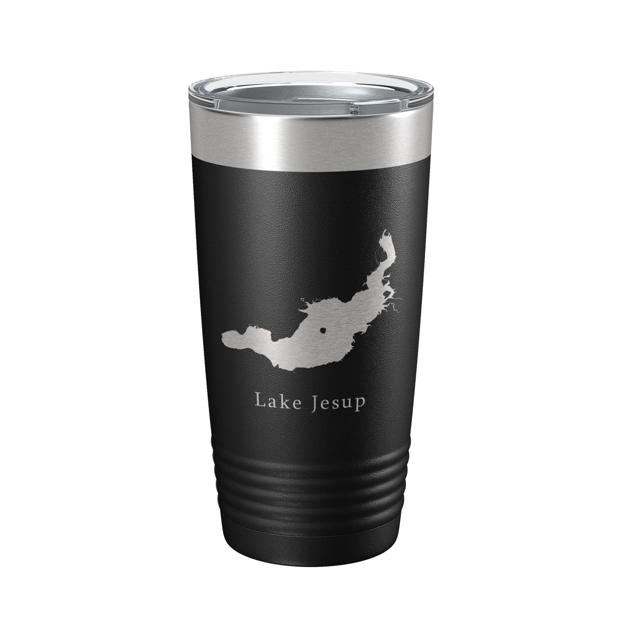 Lake Jesup Map Tumbler Travel Mug Insulated Laser Engraved Coffee Cup ...