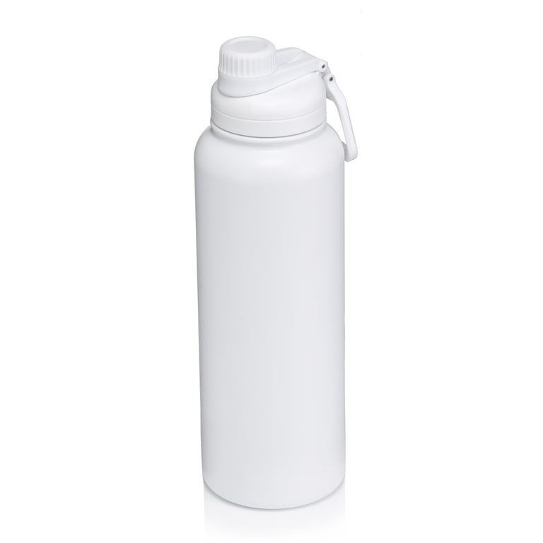 Mainstays 40 fl oz Arctic White Solid Print Insulated Mainstays 40 fl oz Arctic White Solid Print Insulated
