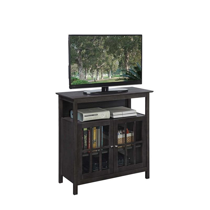 Pemberly Row 36" TV Stand in Chocolate - Walmart.com