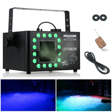 110v 1500w RGB 24 LED Light Stage Fogger Thrower Effect Disco Fog Smoke ...