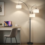 "SUNMORY 78"" Modern Arc Floor Lamp, 3 Lights, Mid-century with Heavy ...