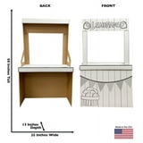 Color Me Lemonade Stand 3D Cardboard Cutout Stand Up, 35W x 13D x 58H ...