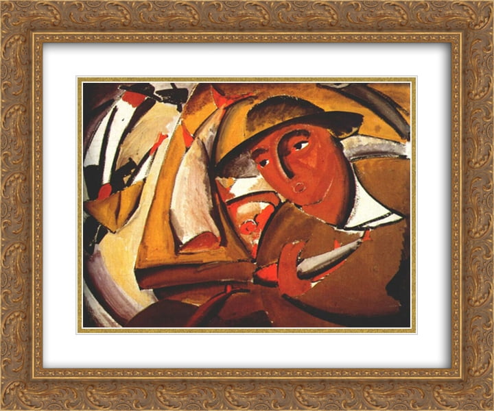 Vladimir Tatlin 2x Matted 24x20 Gold Ornate Framed Art Print 'The ...
