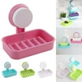 Premium Self Draining Suction Cup Soap Dish: Improved Bathroom SOAP ...