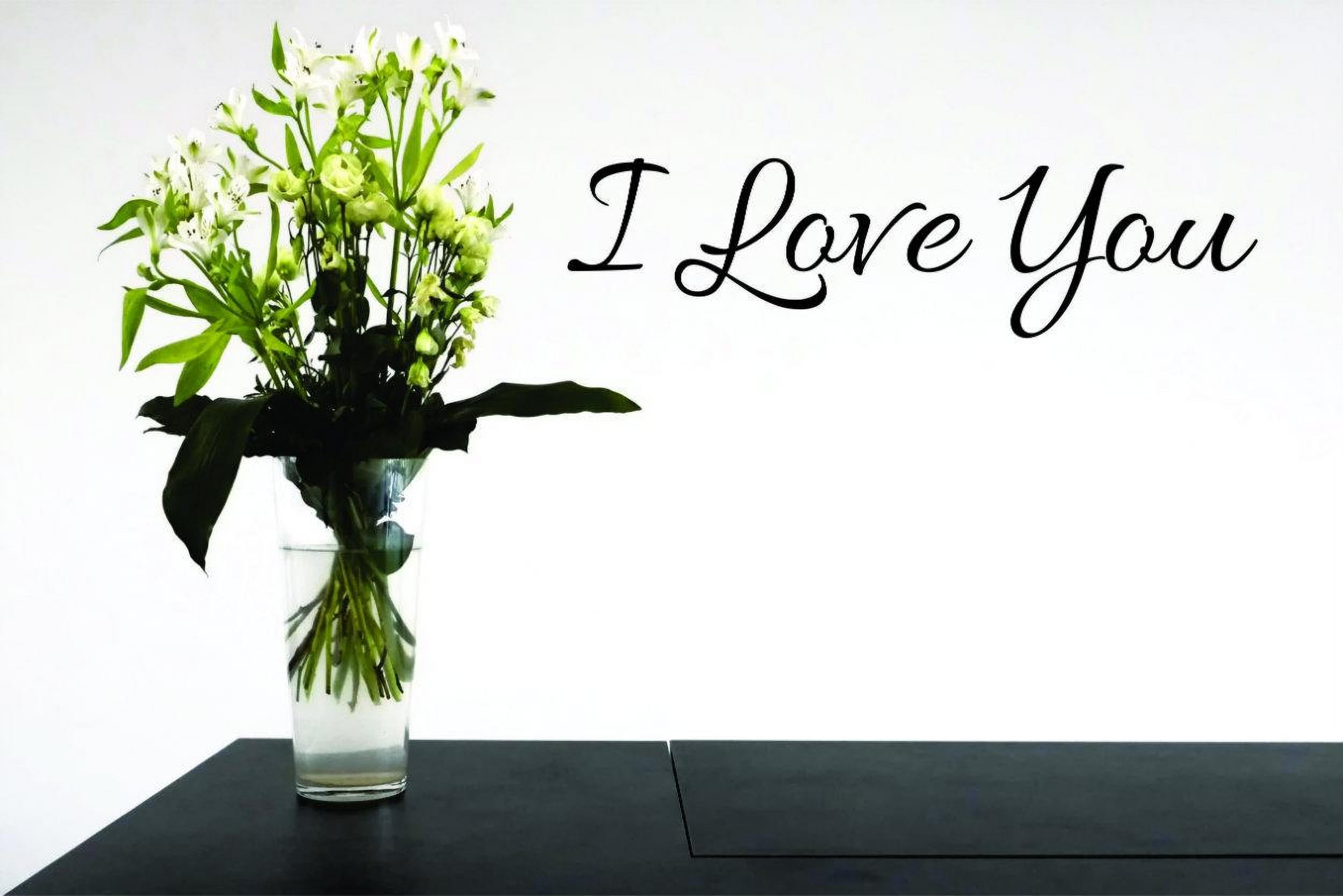 Wall Design Pieces I Love You 10x40" - Walmart.com