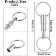 10 PCS Detachable Key Ring Quick Release Keychain, Heavy Duty Pull ...