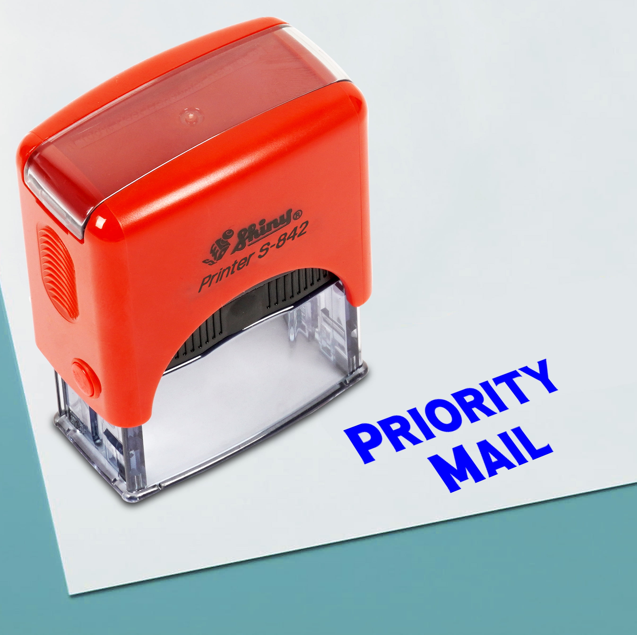 Printtoo Priority Mail Self Inking Rubber Stamp Pre,Inked Office Stamp ...