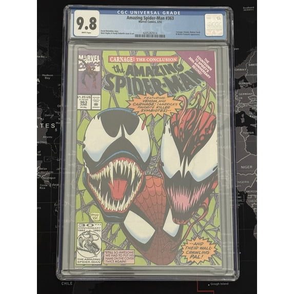 Amazing Spider-Man #363 - CGC 9.8 Comic Book - Walmart.com