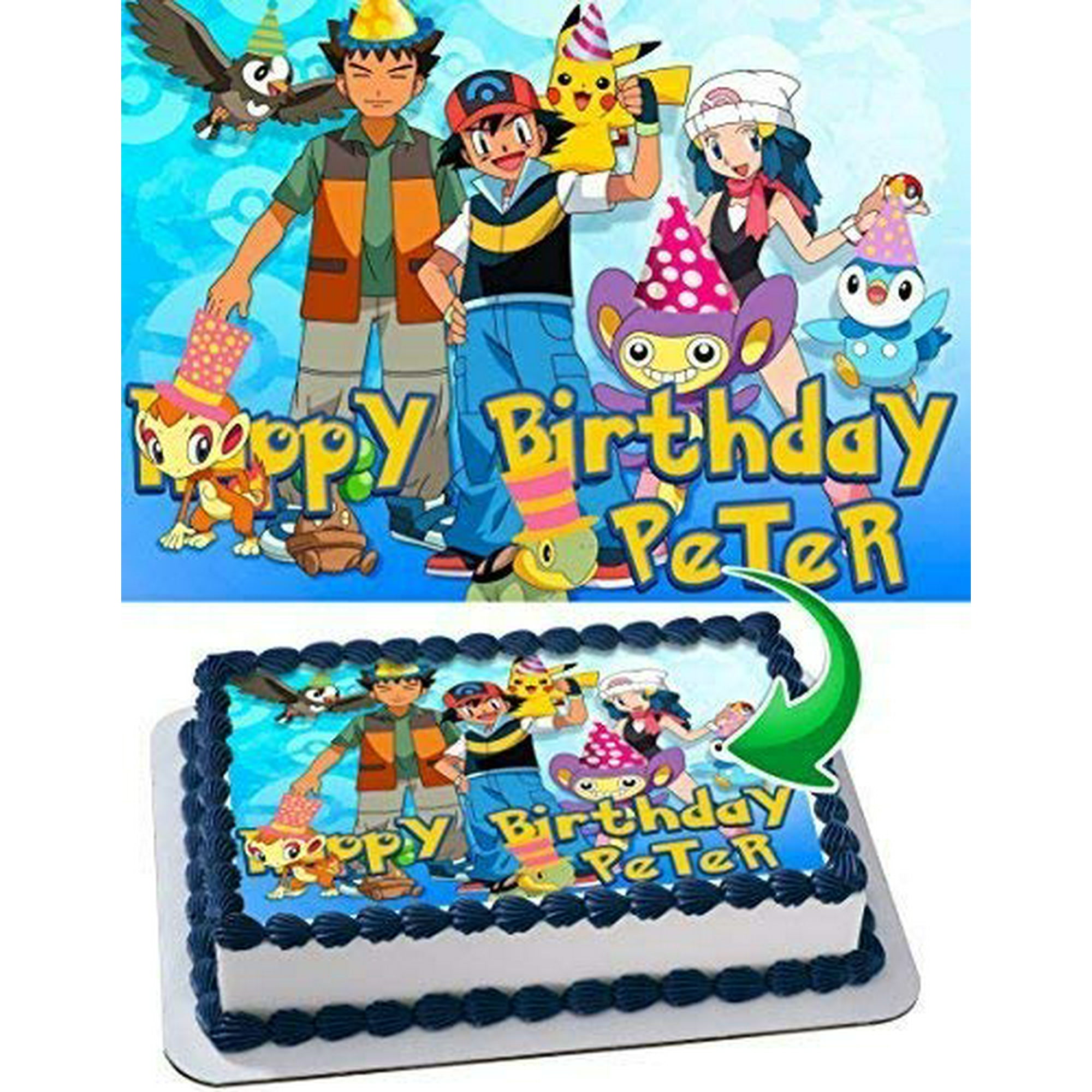 Pokemon Birthday Cake Walmart