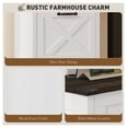 3-Drawer File Cabinet, Rustic Farmhouse Office Storage, Distressed ...